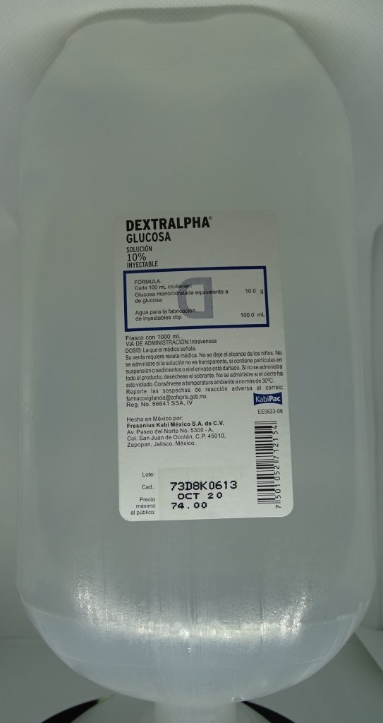 Solución Glucosa 10% de 1000ml – Medigroup