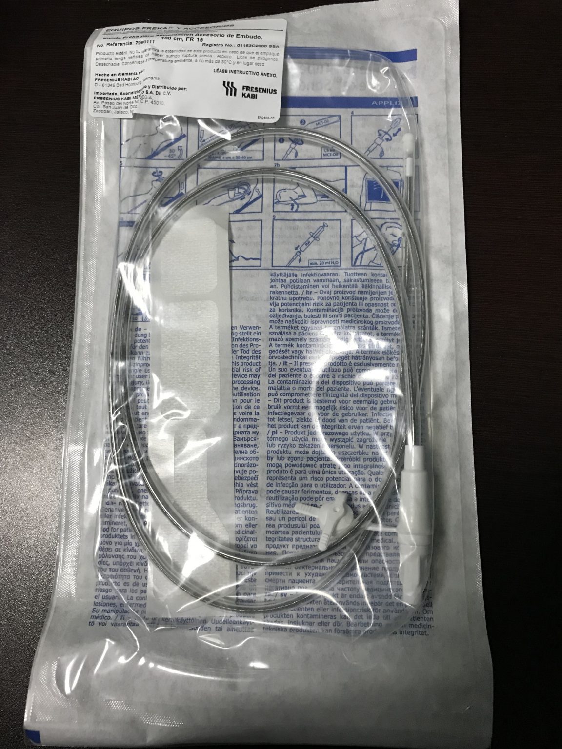 Freka Feeding Tube 15FR/120 CM – Medigroup